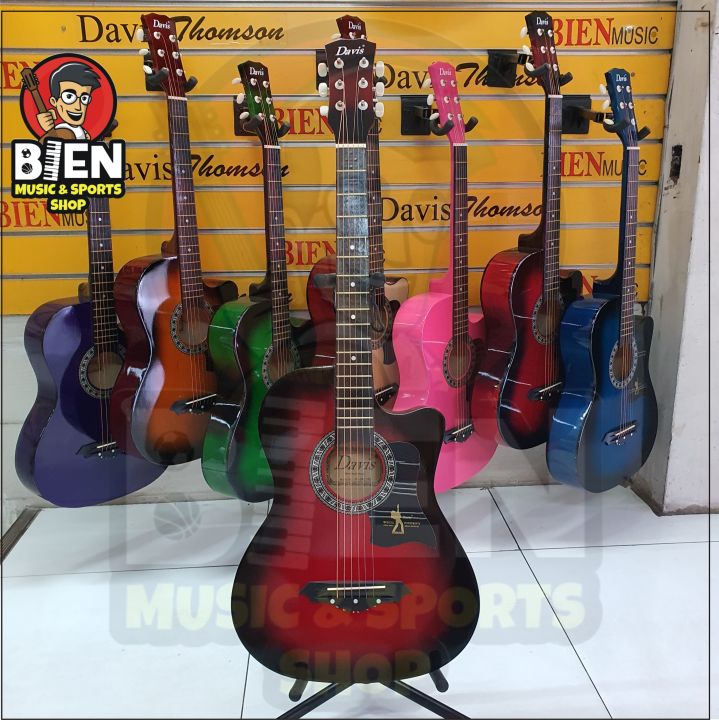 DAVIS 38 ACOUSTIC GUITAR WINE RED 2022 MODEL | Lazada PH