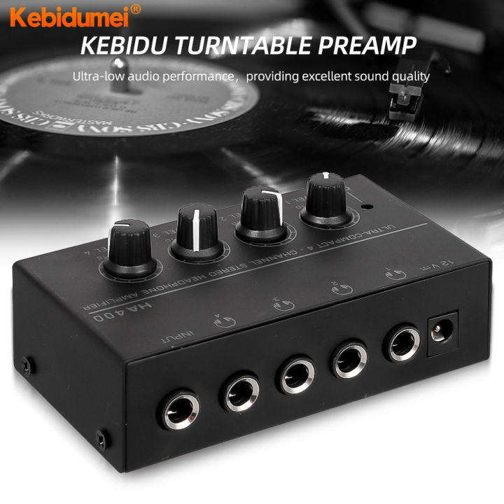 Kebidumei HA400 Mini Amplifier Headphone Amplifier 4 Channels Ultra ... Kebidumei HA400 Mini Amplifier Headphone Amplifier 4 Channels Ultra ...