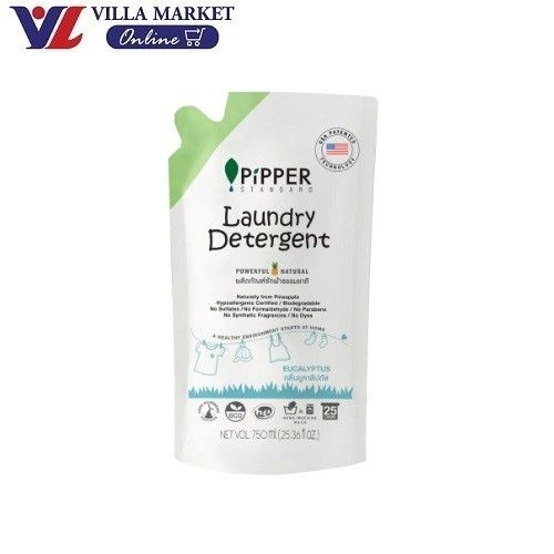 Pipper Standard Laundry Detergent Eucalyptus Refill 750Ml ผลิตภัณฑ์ซัก ...