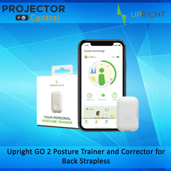 Upright GO 2 Posture Trainer and Corrector for Back Strapless, Discreet ...