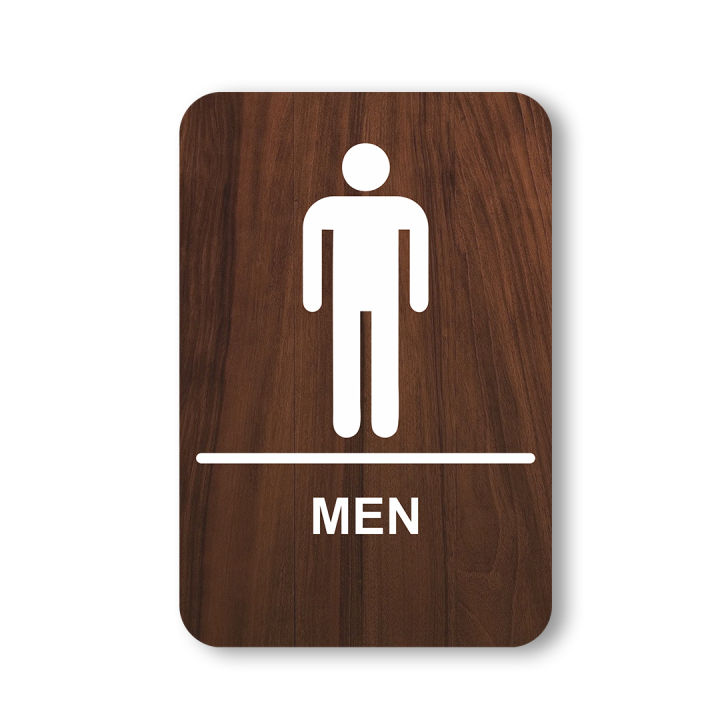 men toilet sign - toilet sign system - men door sign | Lazada Indonesia