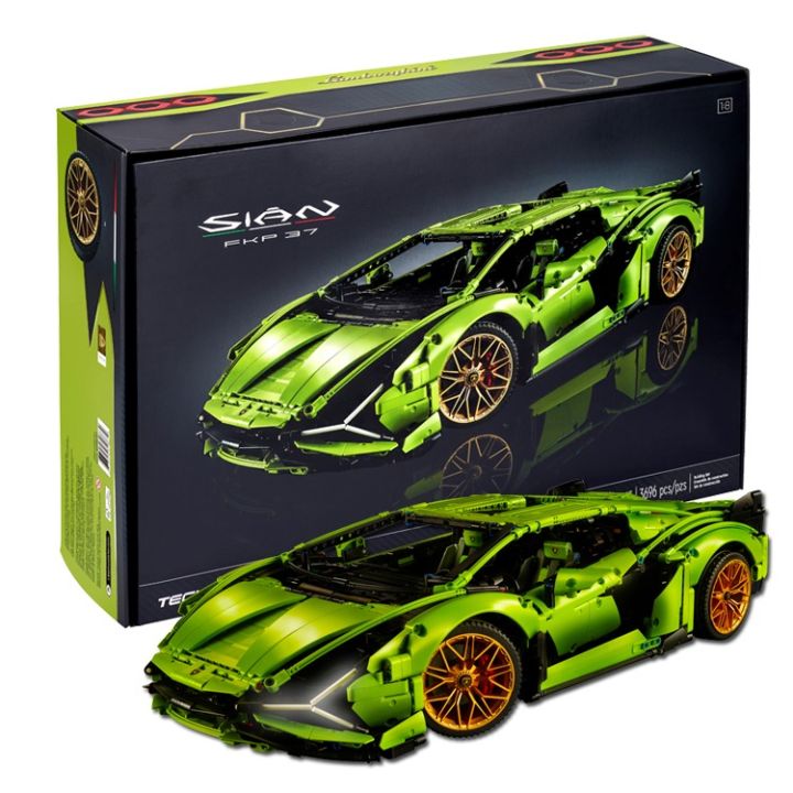 Brick Makers' Kingdom Lego Moc Technic Lamborghini Sian FKP 37 Super ...
