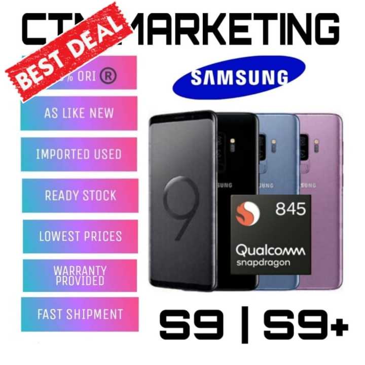 SAMSUNG GALAXY S9 PLUS (G965) 6GB RAM+ 64GB ROM AS NEW (ORIGINAL ...