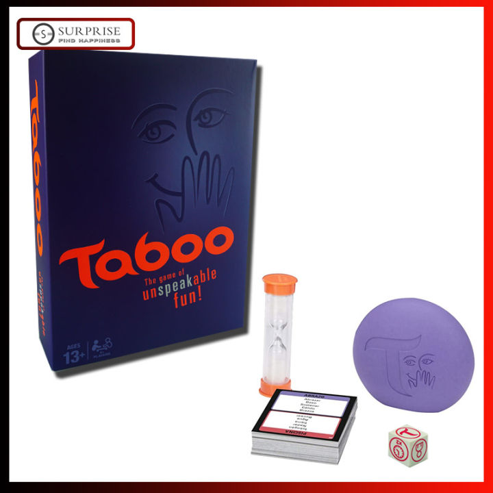 Taboo Board Game A Game of Unspeakable Fun | Lazada Singapore