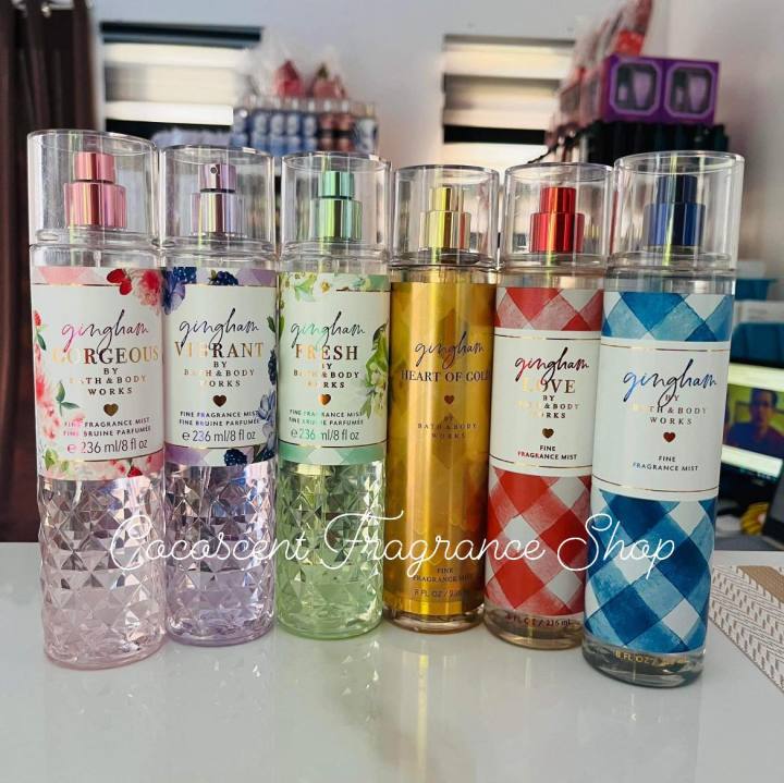 BBW Gingham Collection Fine Fragrance Mist 236mL - Gingham classic ...