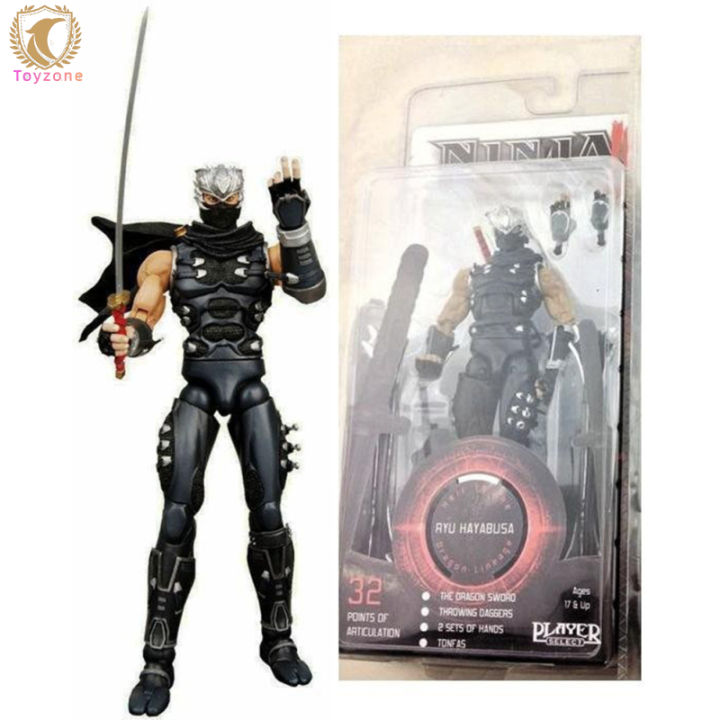 Ninja Gaiden Series 7" Ninja Dragon Action Figure Toys Lifelike Cartoon ...