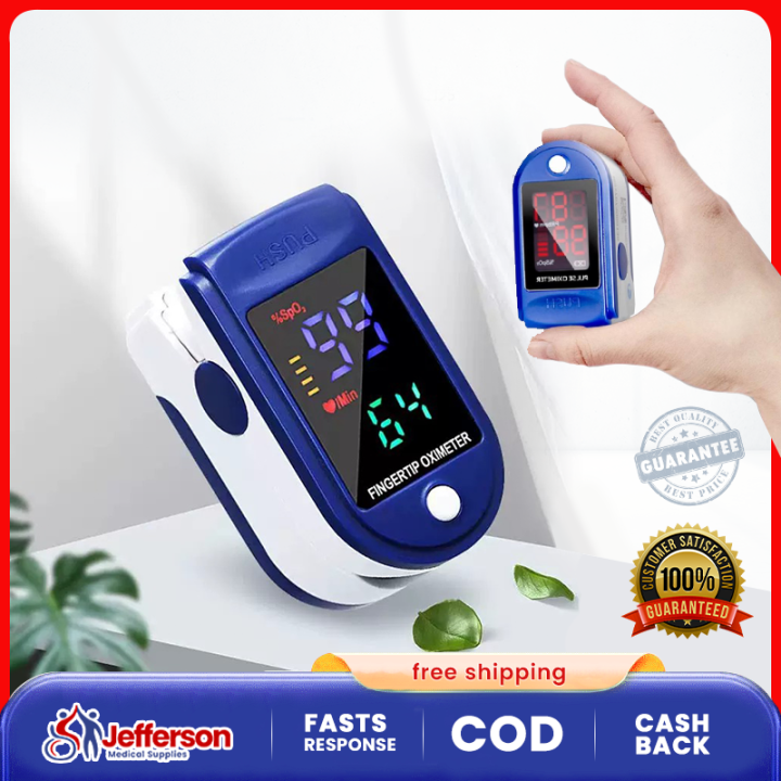 Pulse Oximeter Oximeters Blood Oxygen Saturation Heart Rate Health Monitor Portable Finger PR ...