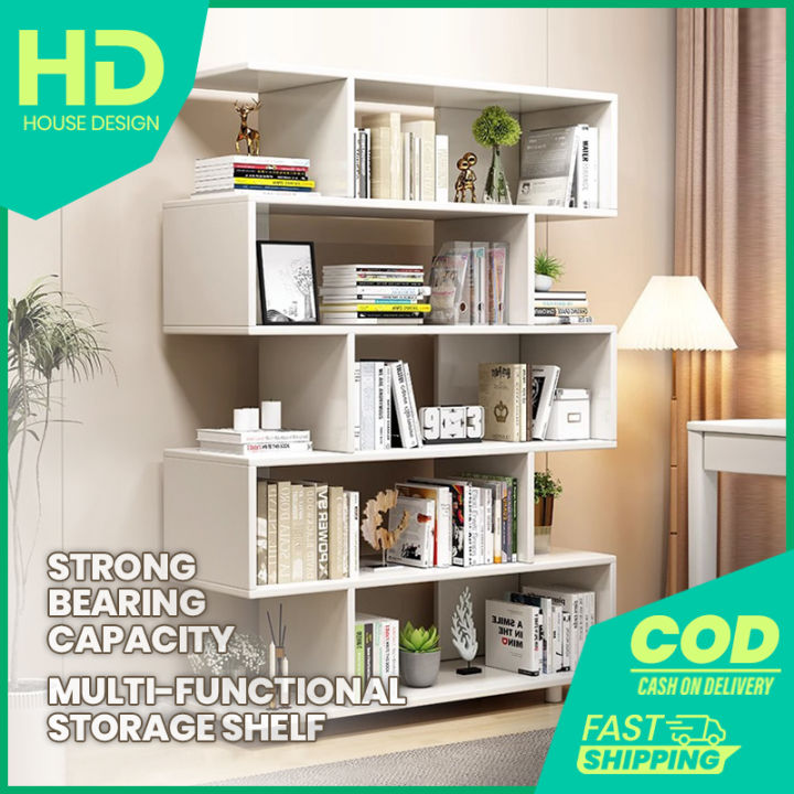 Multi-purpose bookshelf display rack bookcase storage book furniture 6 ...