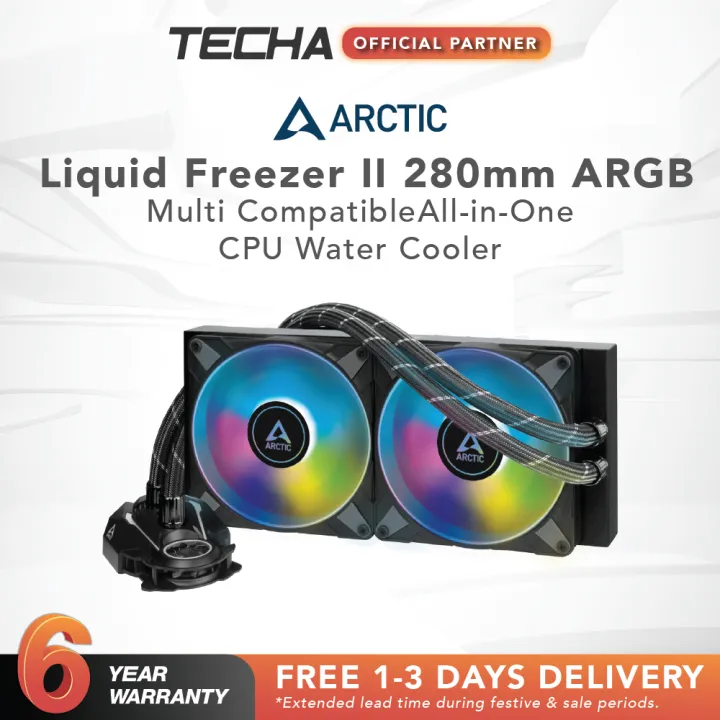 Arctic Liquid Freezer II 280 mm A-RGB Multi Compatible All-in-One CPU ...