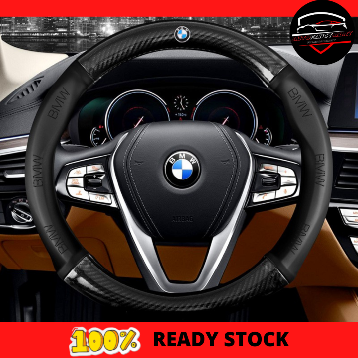 BMW F10 G30 G20 E60 E90 E46 F32 F30 E39 Carbon Fiber Leather Steering ...