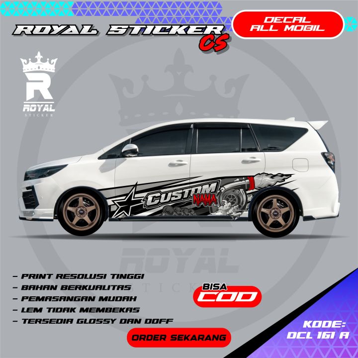 DCL161-STIKER DECAL THAILOOK MOBIL SPORT PAJERO EXPANDER SIAP PAKAI ...