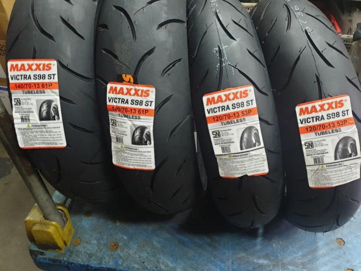 Maxxis Victra S98 ST Tires For NMAX AEROX ADV 150 160 PCX 160 Tubeless ...
