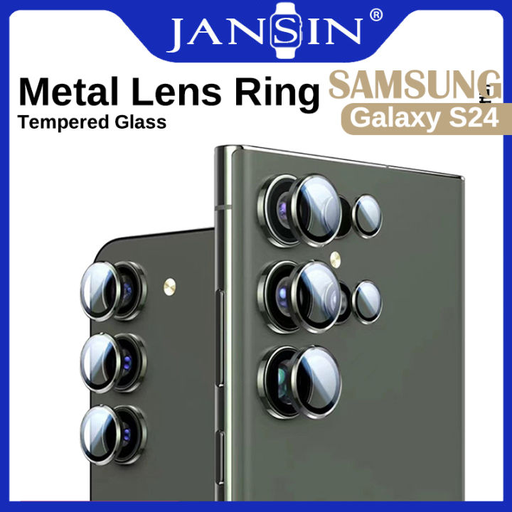 Metal Camera Lens Protector For Samsung Galaxy S24 Ultra Plus Tempered ...
