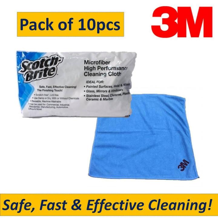 3M Scotch-Brite Microfiber High Performance Cloth Cleaning Cloth ...