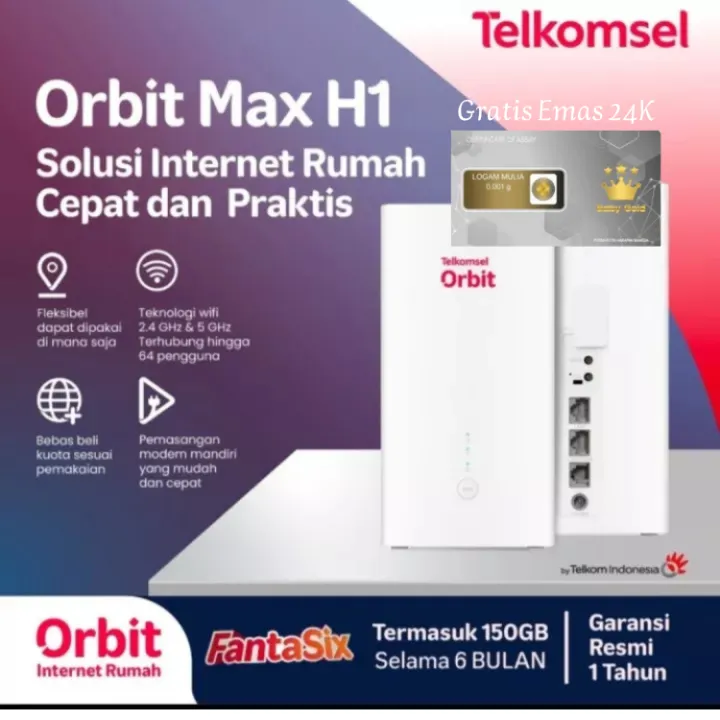 Orbit Max H1 Tekomsel B628 | Lazada Indonesia