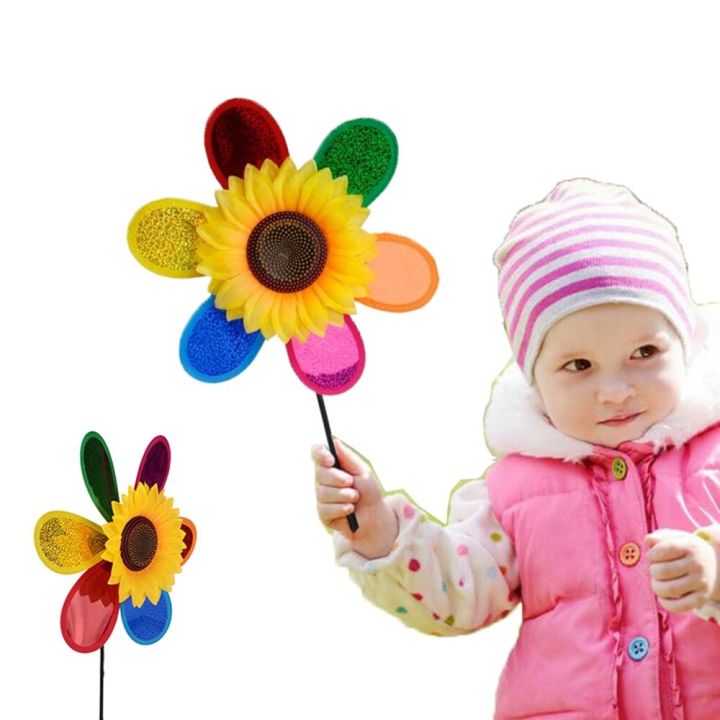 FSDFG ตลก DIY บ้าน สำหรับเด็ก ของขวัญ กิจกรรมกลางแจ้ง ตกแต่งสวน กังหัน ...