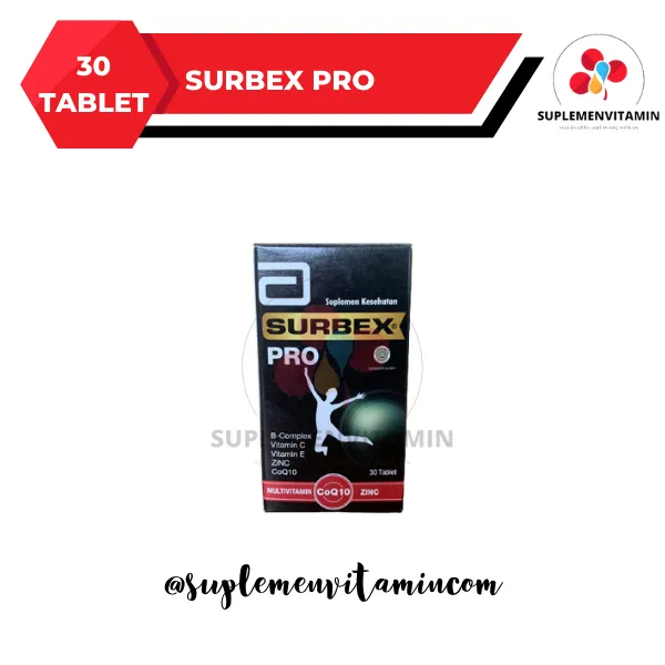 Surbex Pro Suplemen Vitamin Original Abbott - Botol isi 30 Tablet ...