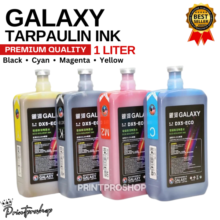 Galaxy Eco Solvent for DX5 Tarpaulin Ink 1 Liter | Lazada PH