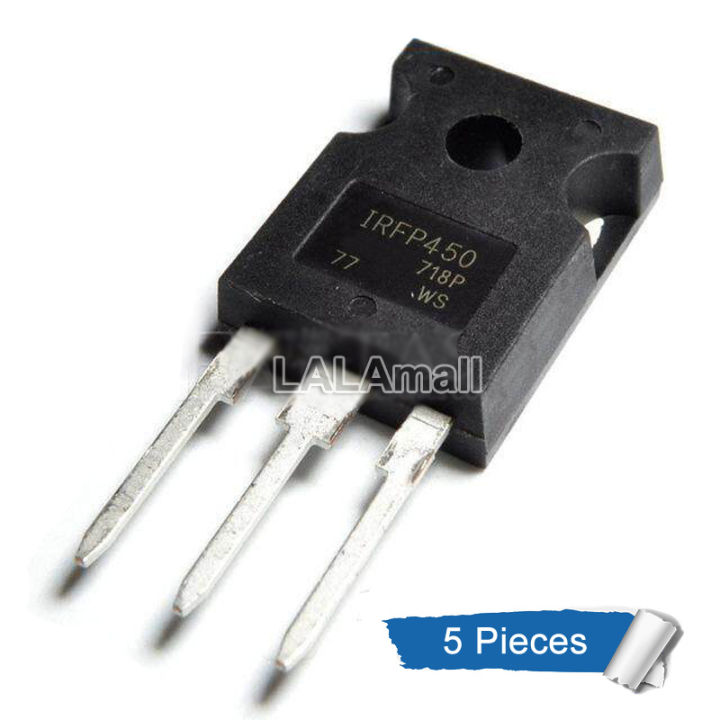 5pcs IRFP450 TO-247 14A/500V N-channel MOSFET Transistor | Lazada PH