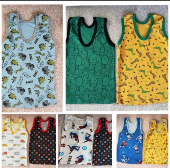 Cotton Sando for Baby and Kids Cotton Stretch Sando for Summer | Lazada PH