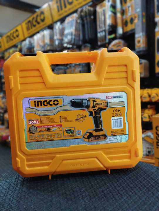 CIDLI201452 INGCO LITHIUM-ION IMPACT DRILL 20V BN-CT | Lazada PH