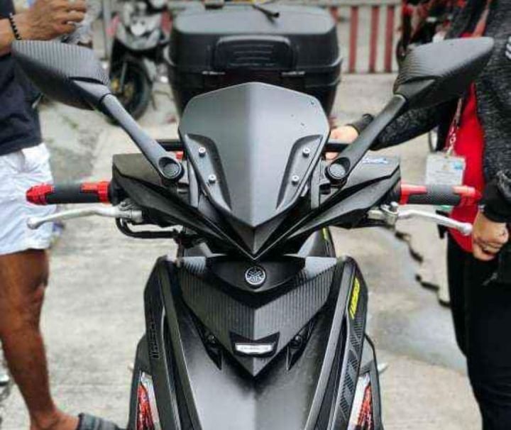 Mio i125 / Soul i125 SEC side mirror with Bracket and Visor SET | Lazada PH