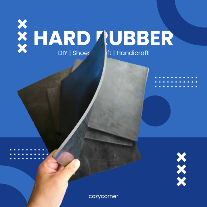 Premium 9x12 Inches Hard Rubber Sheets for DIY, Shoes, Craft, and ...