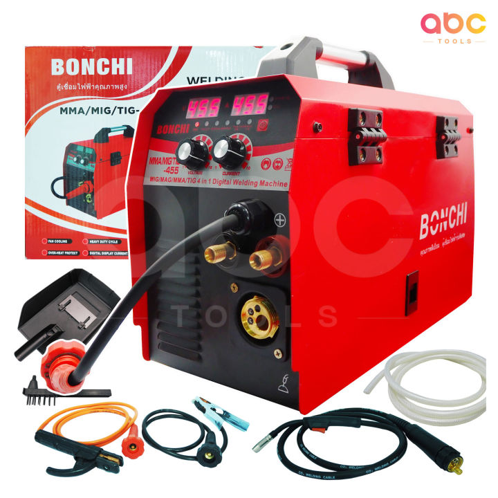 BONCHI ตู้เชื่อม เครื่องเชื่อม MMA/MIG/TIG 3 IN1 ใช้แก๊ส CO2 รุ่น TIG ...