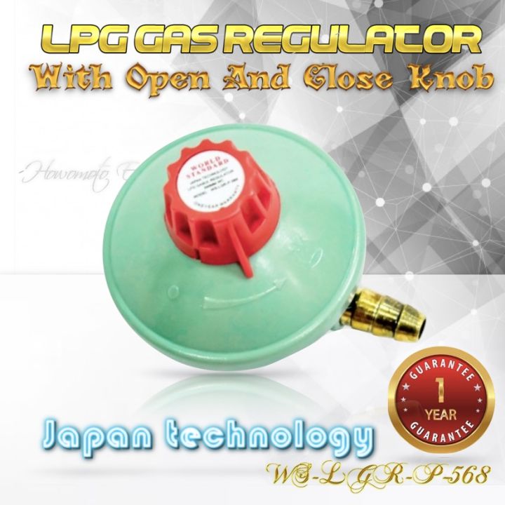 World Standard LPG Gasul Regulator with Open and Close Knob Gas ...