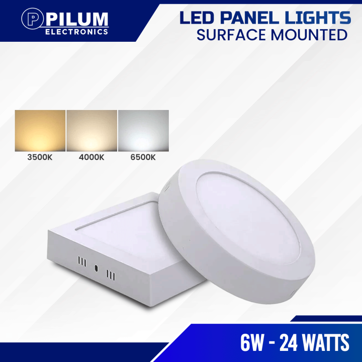LED Surface Mounted Panel Lights 6w, 12w, 18w, 24w / Pinlight LED ...