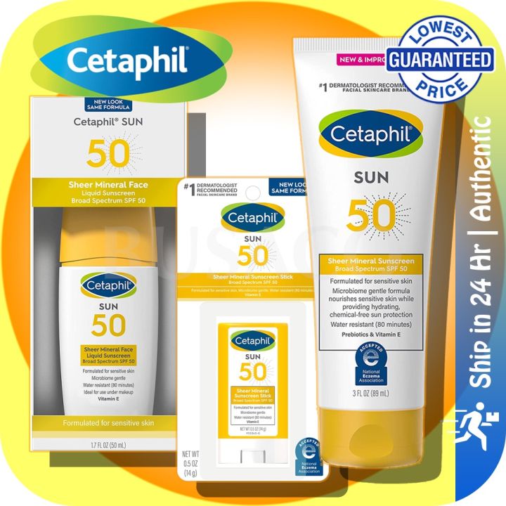 🔥In Stock🔥 Cetaphil Sheer Mineral Sunscreen Stick SPF 50 | for Face ...