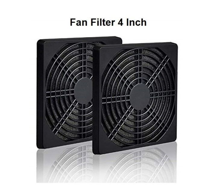 Fan Filter 4'' 220V PVC Dust Filter for Cover Blower Fan | Lazada