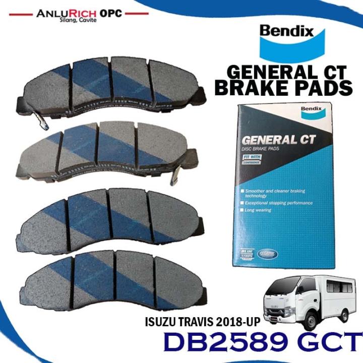 BENDIX BRAKE PADS for ISUZU TRAVIS 2018-UP PART NO. DB2589 GCT | Lazada PH