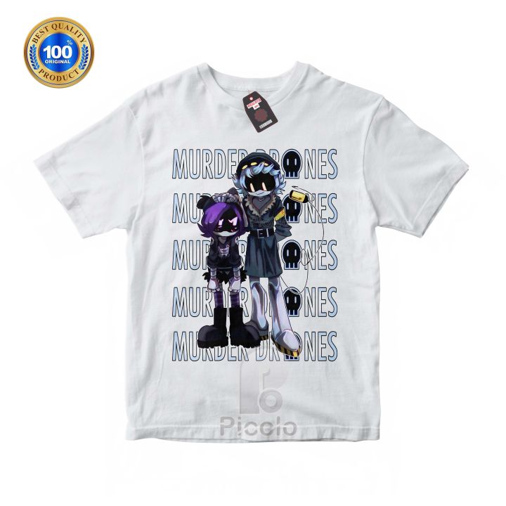 (FREE NAMA) BAJU KAOS ATASAN ANAK MOTIF MURDER DRONES UNISEX Bahan ...