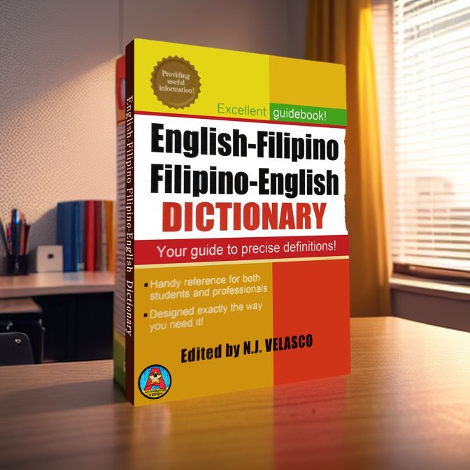 AUTHENTIC English Filipino Filipino English Dictionary Handy Providing ...