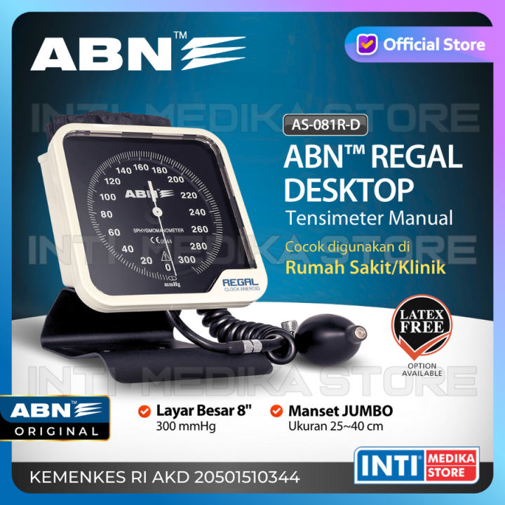 ABN - Tensimeter Aneroid Regal DESKTOP 081R-D | Tensi Manual | Lazada Indonesia