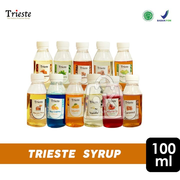 (Botol 100ml) Trieste Syrup / Sirup Repack | Lazada Indonesia
