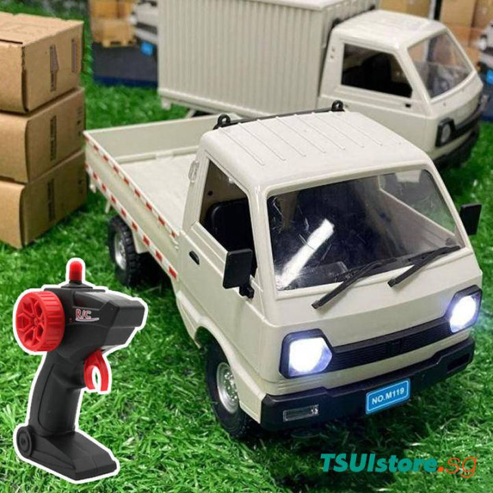 WPL D12 1:10 / 1:16 RC CAR Simulation Drift Climbing Truck LED Light ...