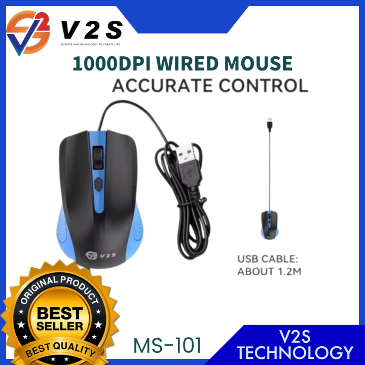 V2S MS-101 Mouse Office Gaming Notebook Desktop Computer | Lazada PH