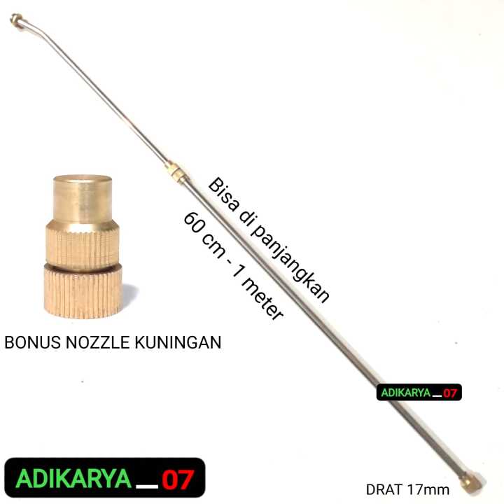 Stik Tangki Sprayer Elektrik Besi Model LURUS Stik Sprayer TU26 Stik ...