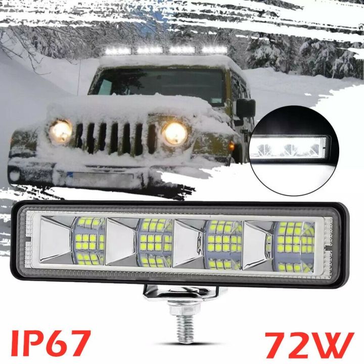 automalls Super Bright Led Work Light Bar Spot Flood Combo Beam Offroad ...