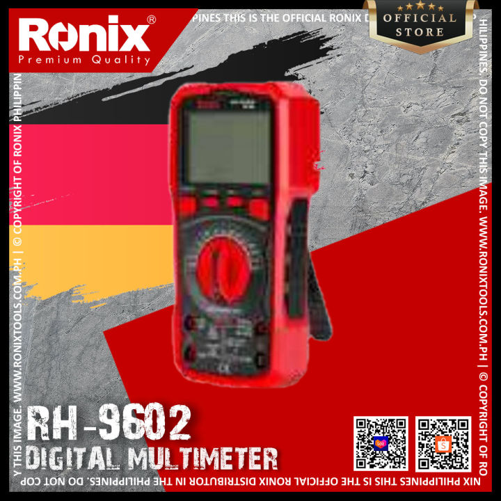 NEW ARRIVAL! Ronix RH-9602 Digital Multimeter AC/DC current, AC/DC ...