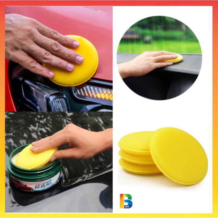 WAXING SPONGE Car Waxing Polish Wax Foam Sponge Applicator Pads for ...