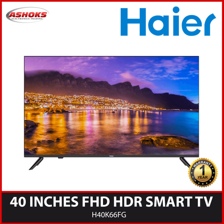 Haier H40K66FG Smart TV Haier 40 inch FHD HDR TV Google-Assistant ...