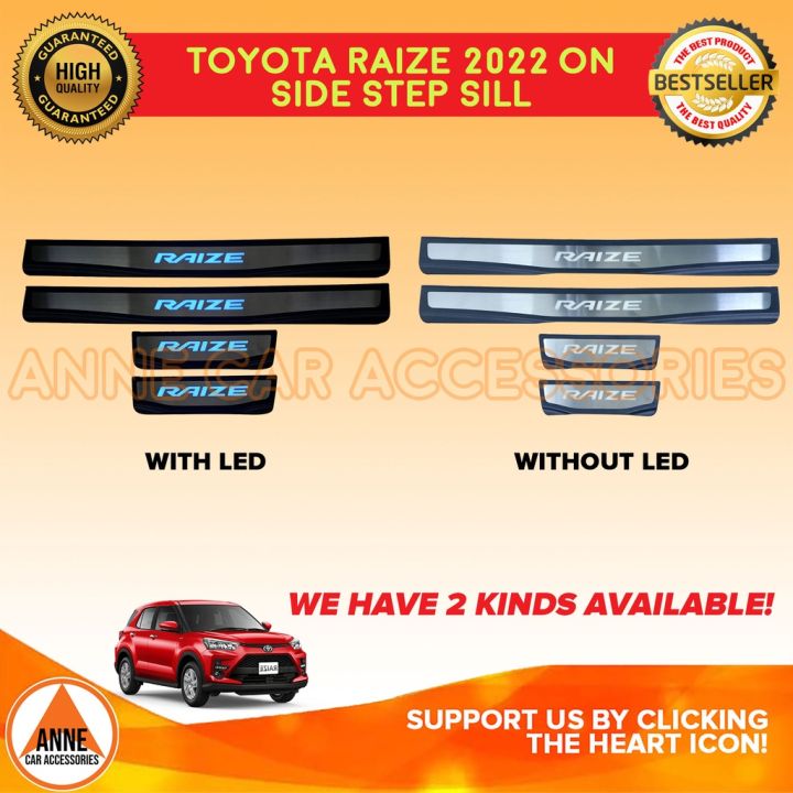Side Stepsill for Toyota Raize 2022 2023 2024 Model Door Step Sill with ...