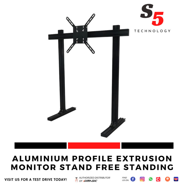 Aluminium Profile Extrusion Monitor Stand Free Standing / Monitor Stand ...