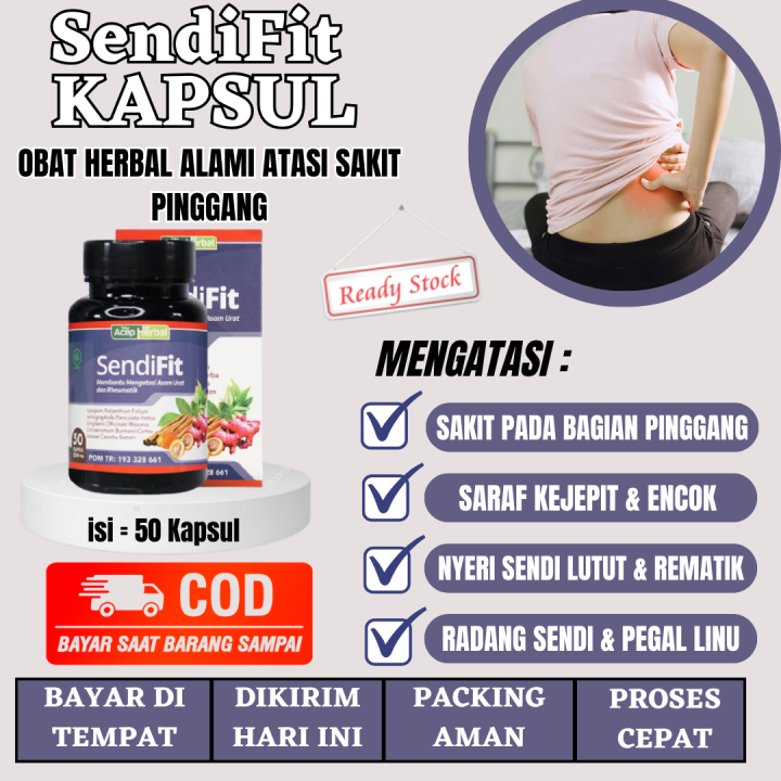 Obat Sakit Pinggang Saraf Kejepit Encok Asam Urat Nyeri Sendi Lutut dan ...