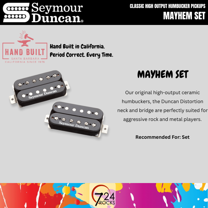 Seymour Duncan pickups Seymour Duncan Mayhem Set Pickup SH-6 Seymour ...