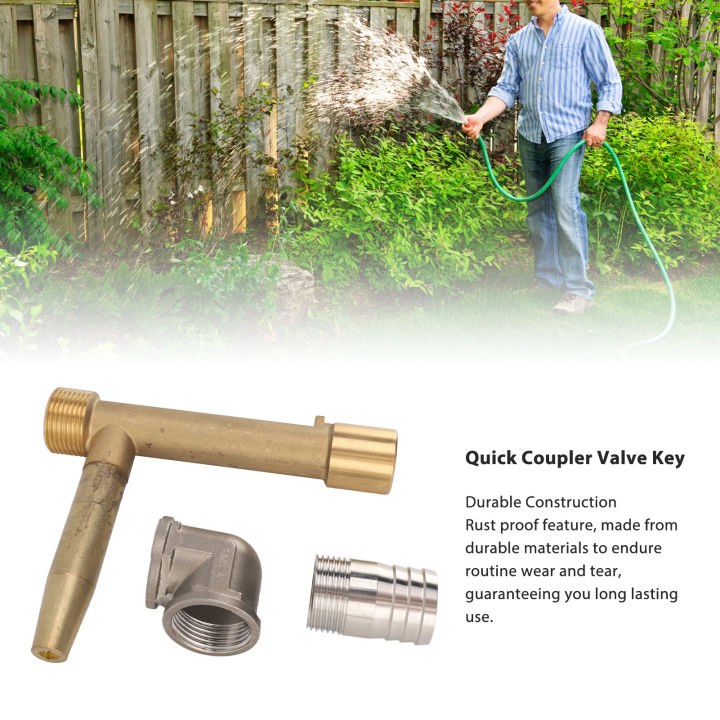 Quick Coupler Valve Key Tool Easy Installation Quick Water Intake ...