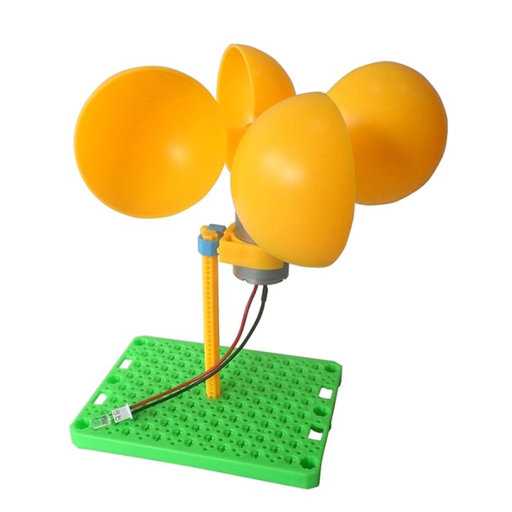 DIY Wind Turbine Generator Kit DC 0.1V-3V Generator with Holder Blades ...